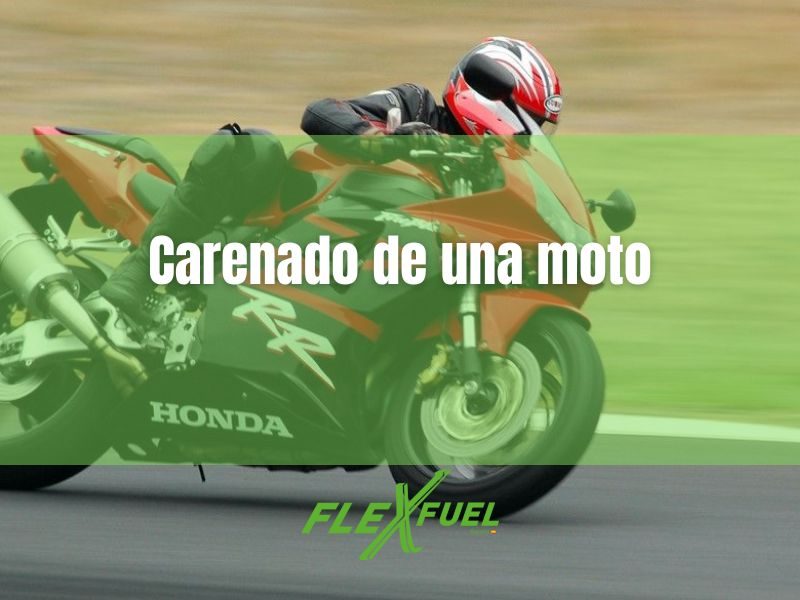 Carenado de una moto